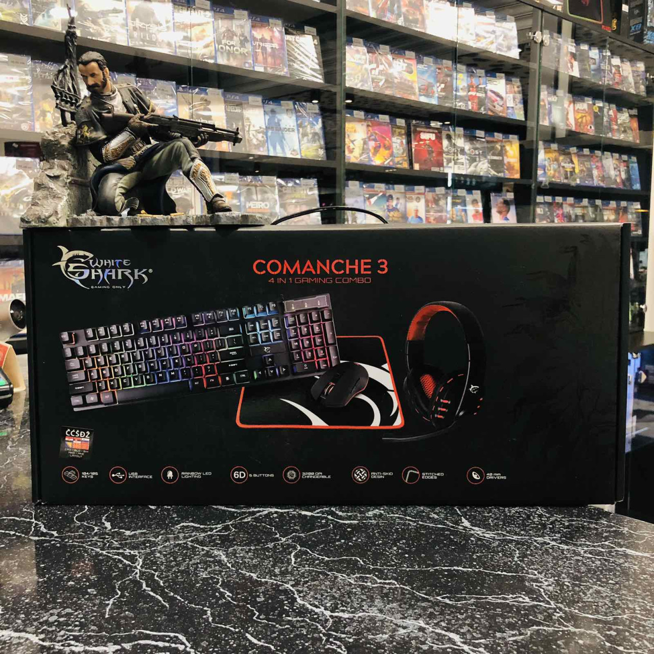 White Shark Comanche 3 GC-4104 Gaming Combo Set - Tastatura/Miš set - OLX.ba