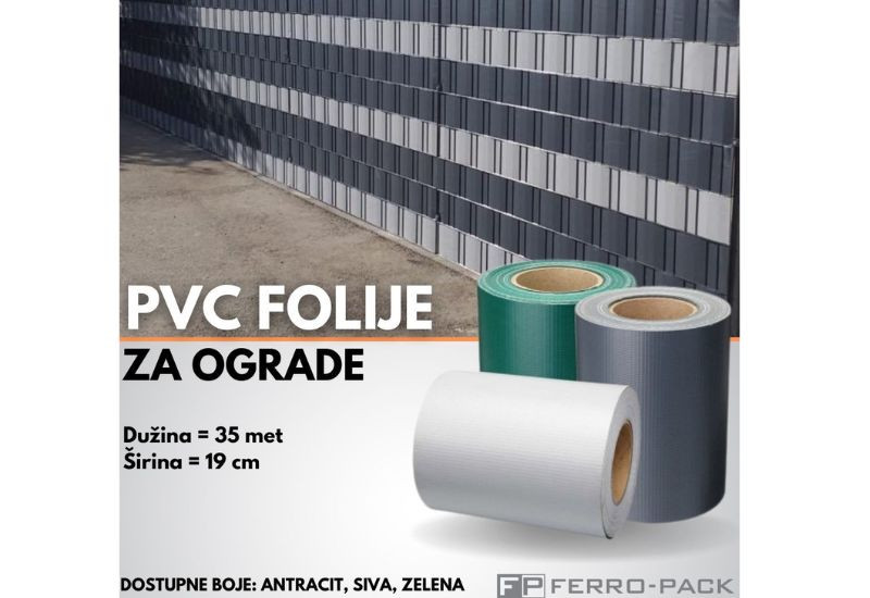 PVC folija / ispuna / traka za panelne ograde - 35 met - Ograde - OLX.ba