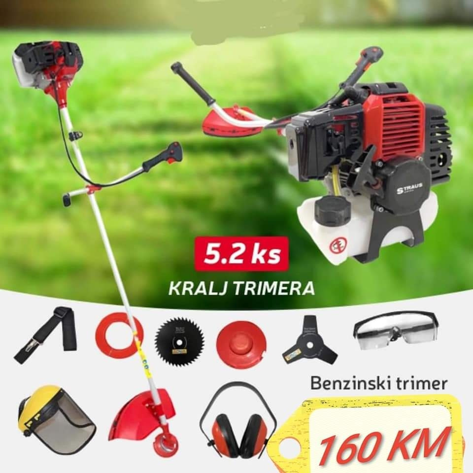 TRIMER ZA TRAVU STRAUS AUSTRIA 5,2 KS SA FULL OPREMOM - Kosilice i ...