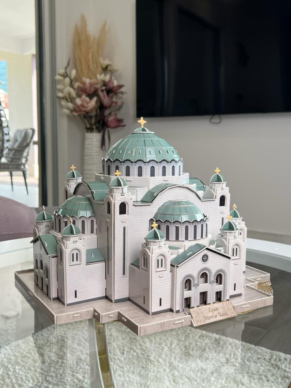 3d puzzle Maketa Hrama Svetog Save - Ostalo - OLX.ba
