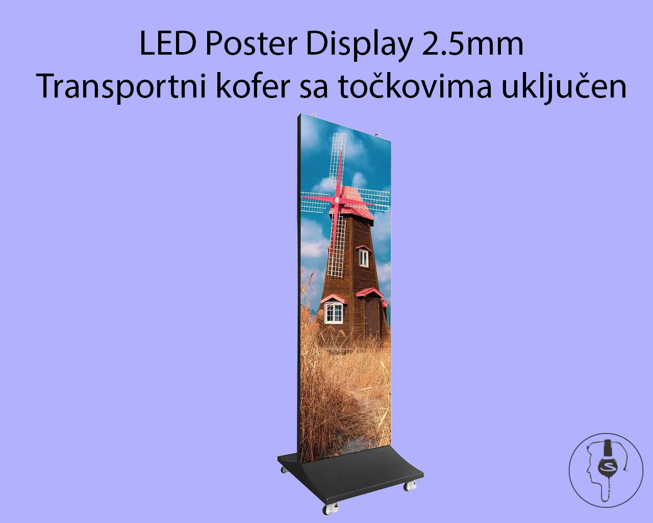 LED Poster Display 2.5mm sa transportnim koferom - Reklame i dekoracije ...