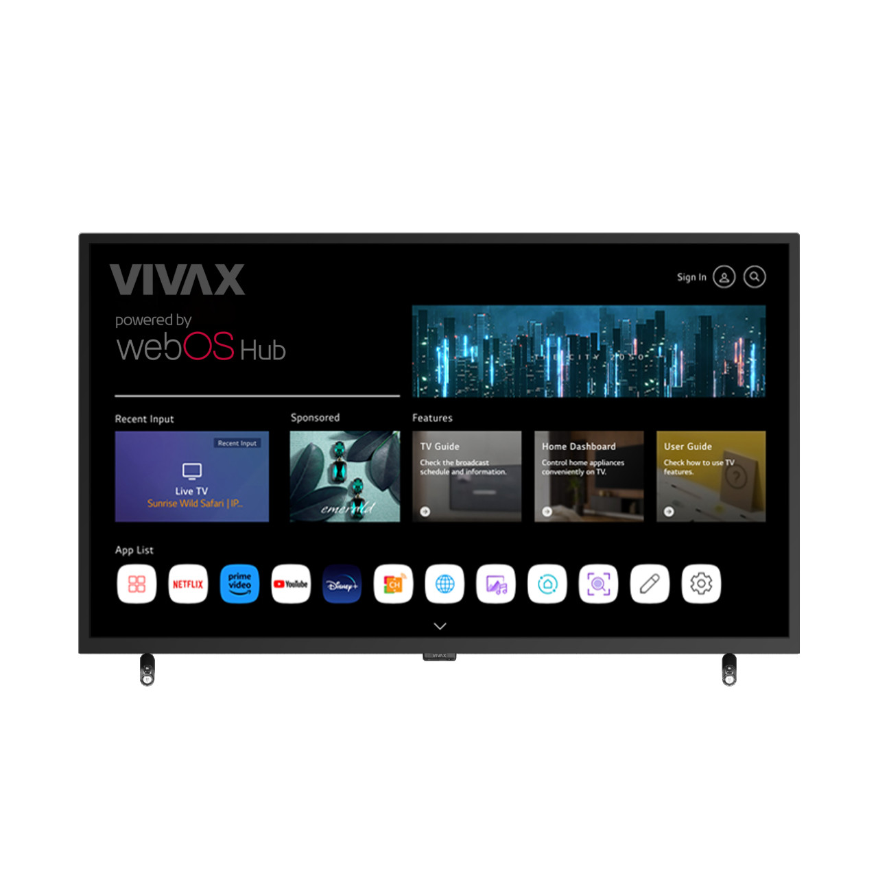 SMART TV 43" VIVAX LED TV-43S60WO FHD DVB-T2/C/S2 - LED LCD - OLX.ba