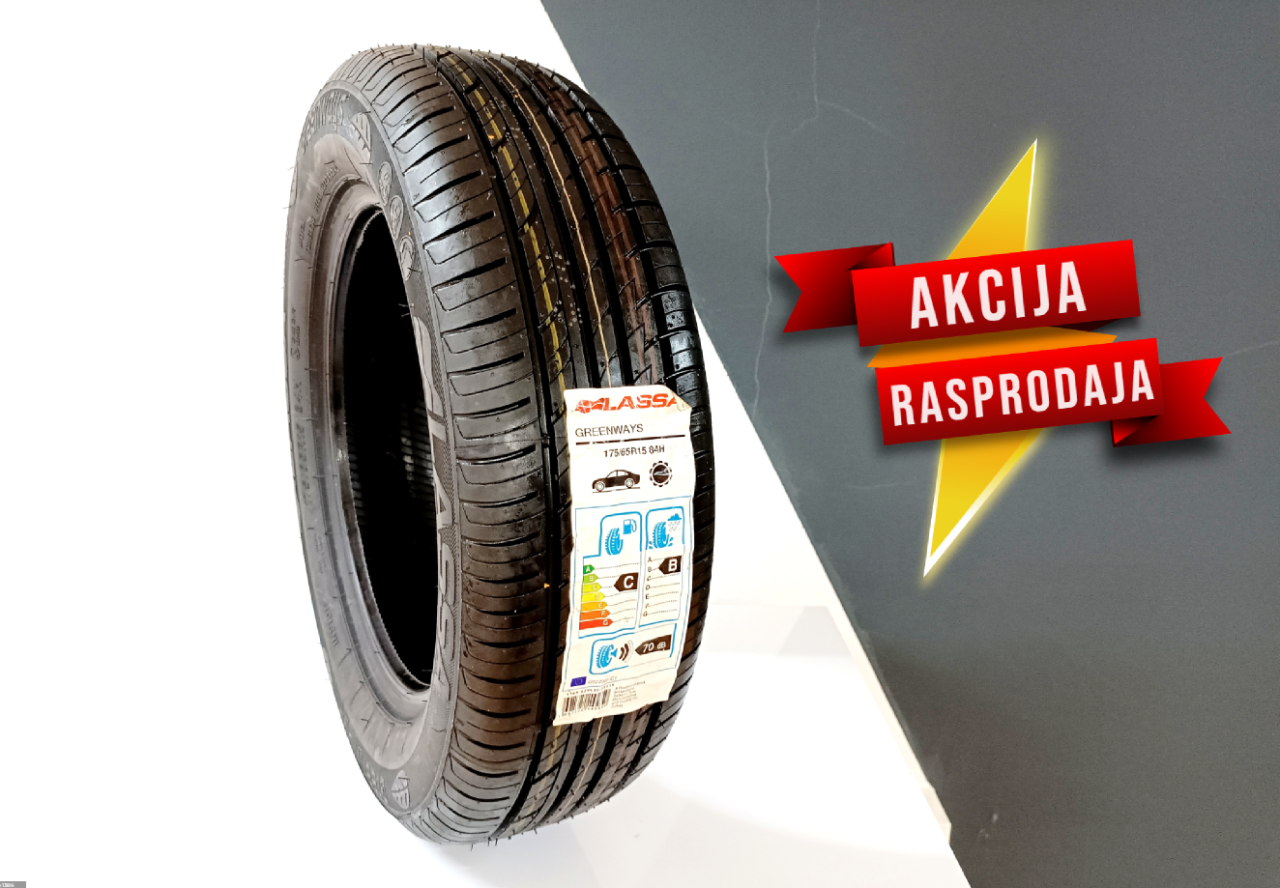 LJETNA GUMA 175/65/R15 LASSA GREENWAYS - Gume za automobile - OLX.ba