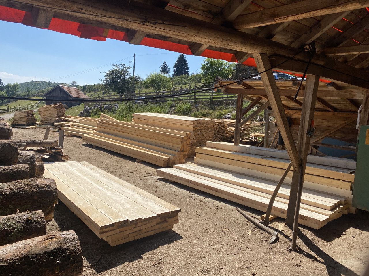 Rezana gradja daske rogovi grede - Daske, fosne i grede - OLX.ba