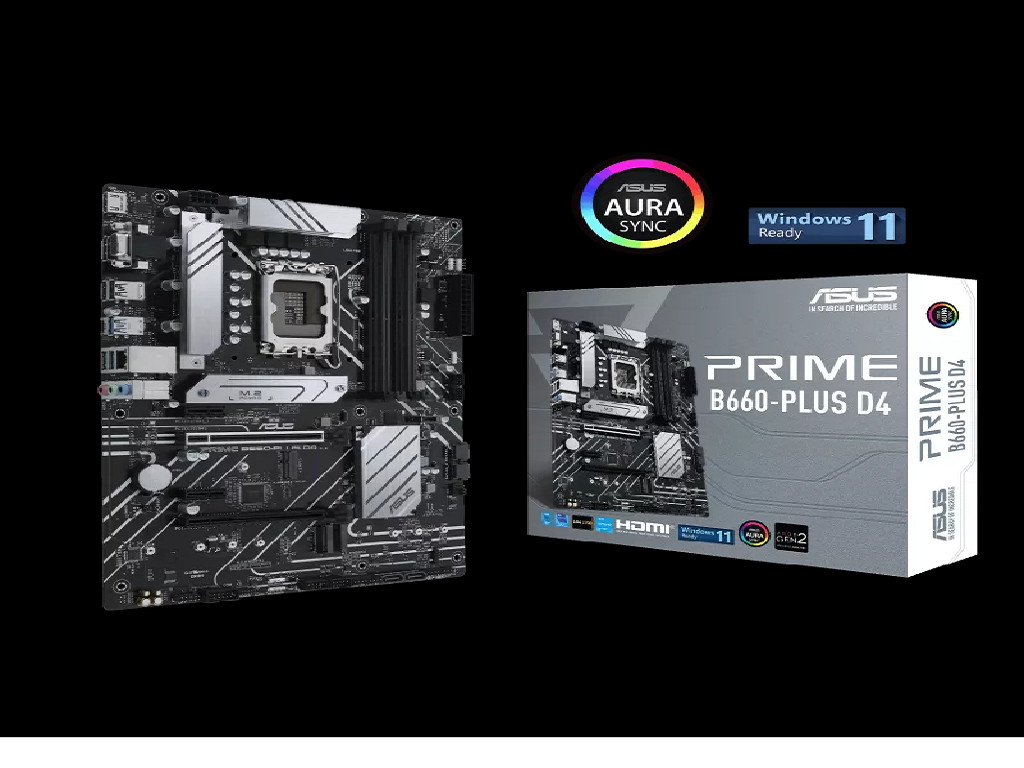 ASUS MB PRIME B660-PLUS D4Intel B660;LGA17004xDDR4;VGA, - Matične ploče ...