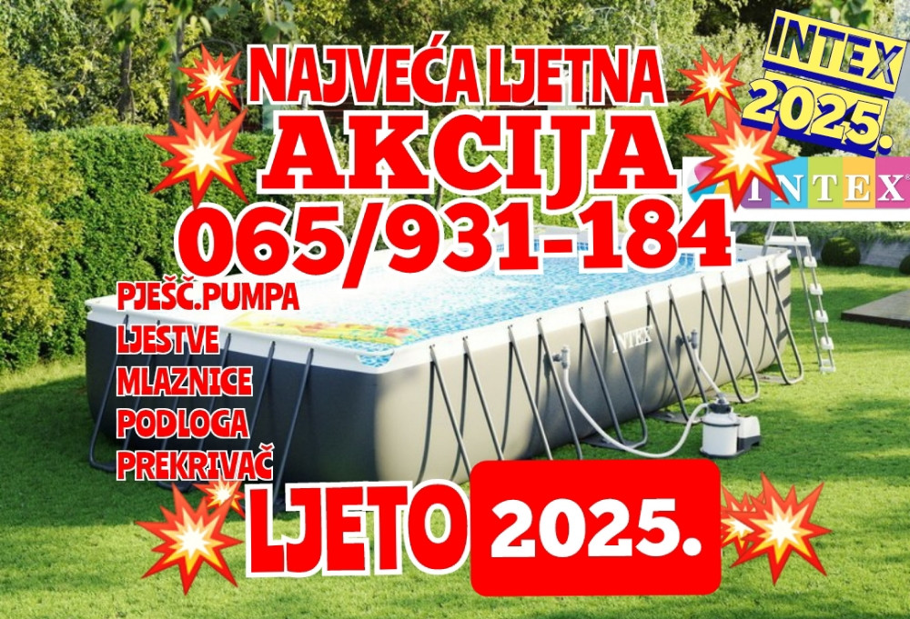 BAZEN INTEX 549X274X132 RASPRODAJA -065/931-184-AKCIJA BAZENI - Bazeni ...