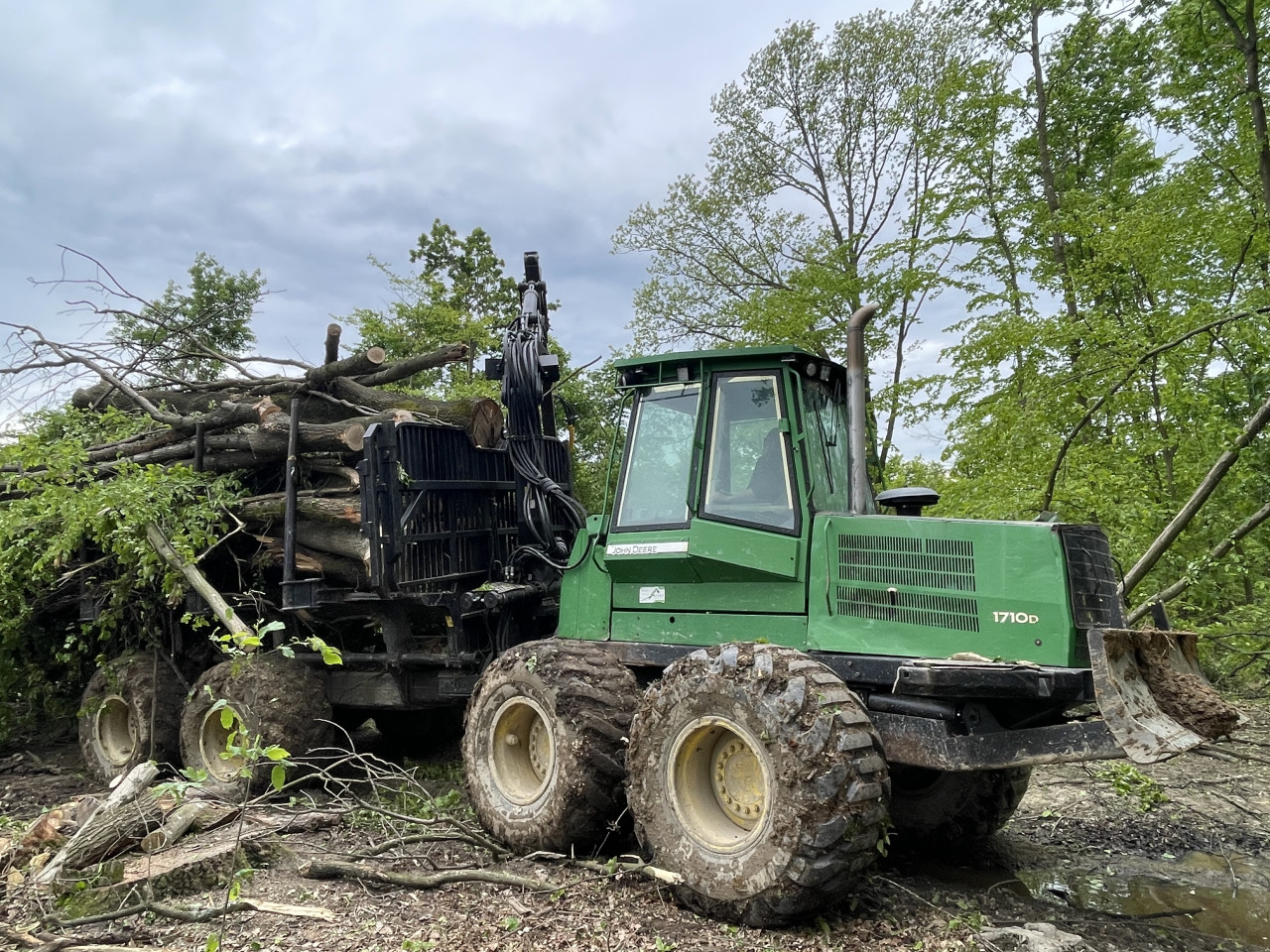 Forwarder forvarder ekipaza john deere 1710 D eco lll - Šumska ...