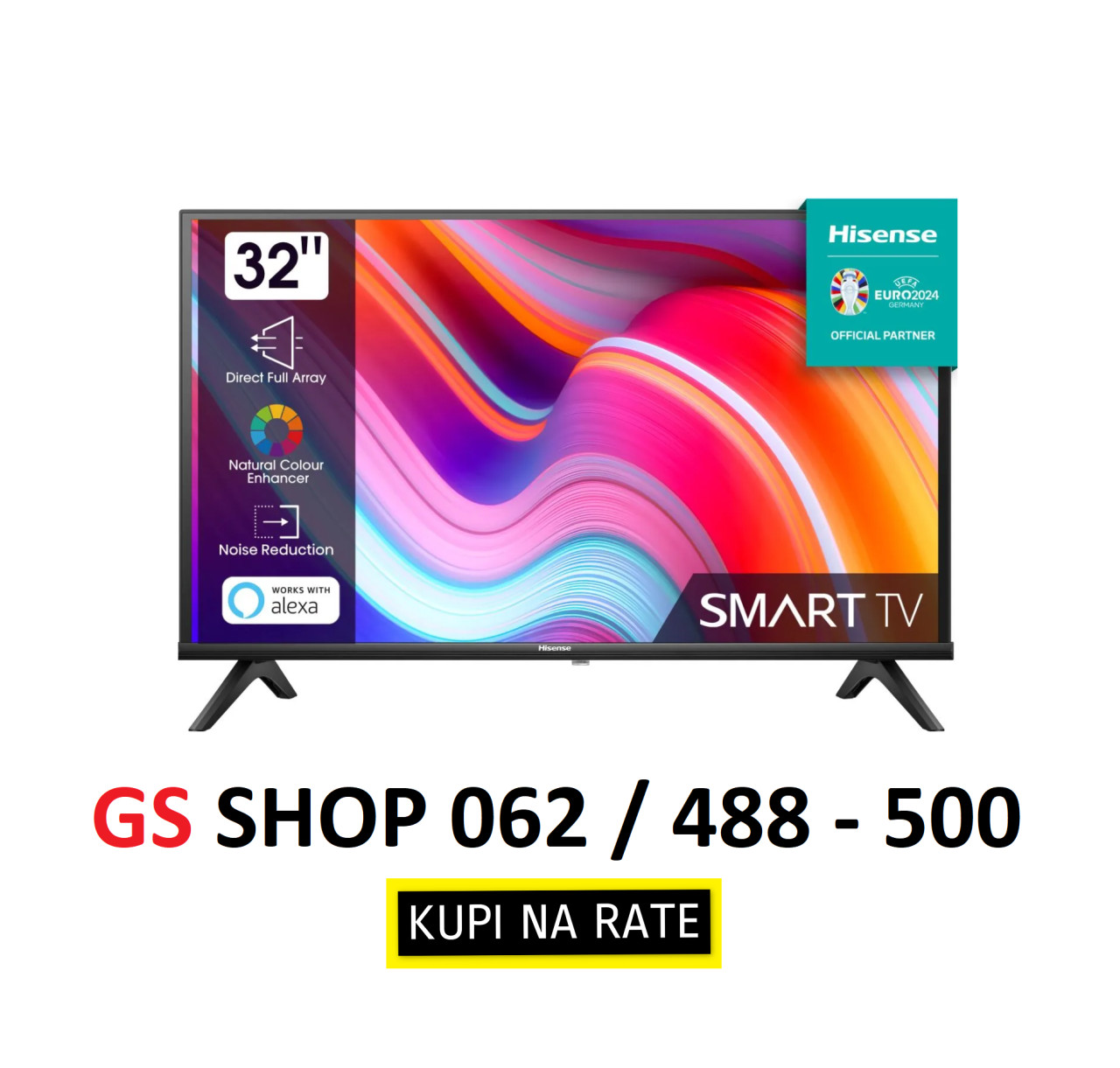 Hisense HD Smart TV 32'' 32A4K 81cm - LED LCD - OLX.ba