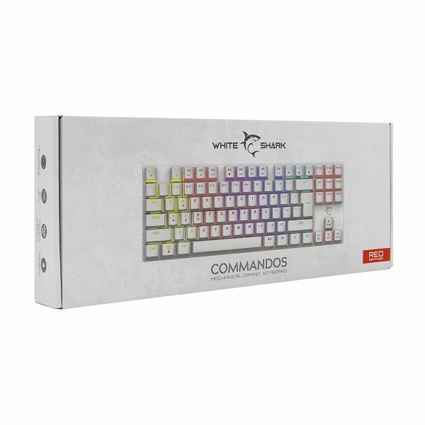 GAMING MEHANIČKA TASTATURA WHITE SHARK COMMANDOS - Tastature - OLX.ba
