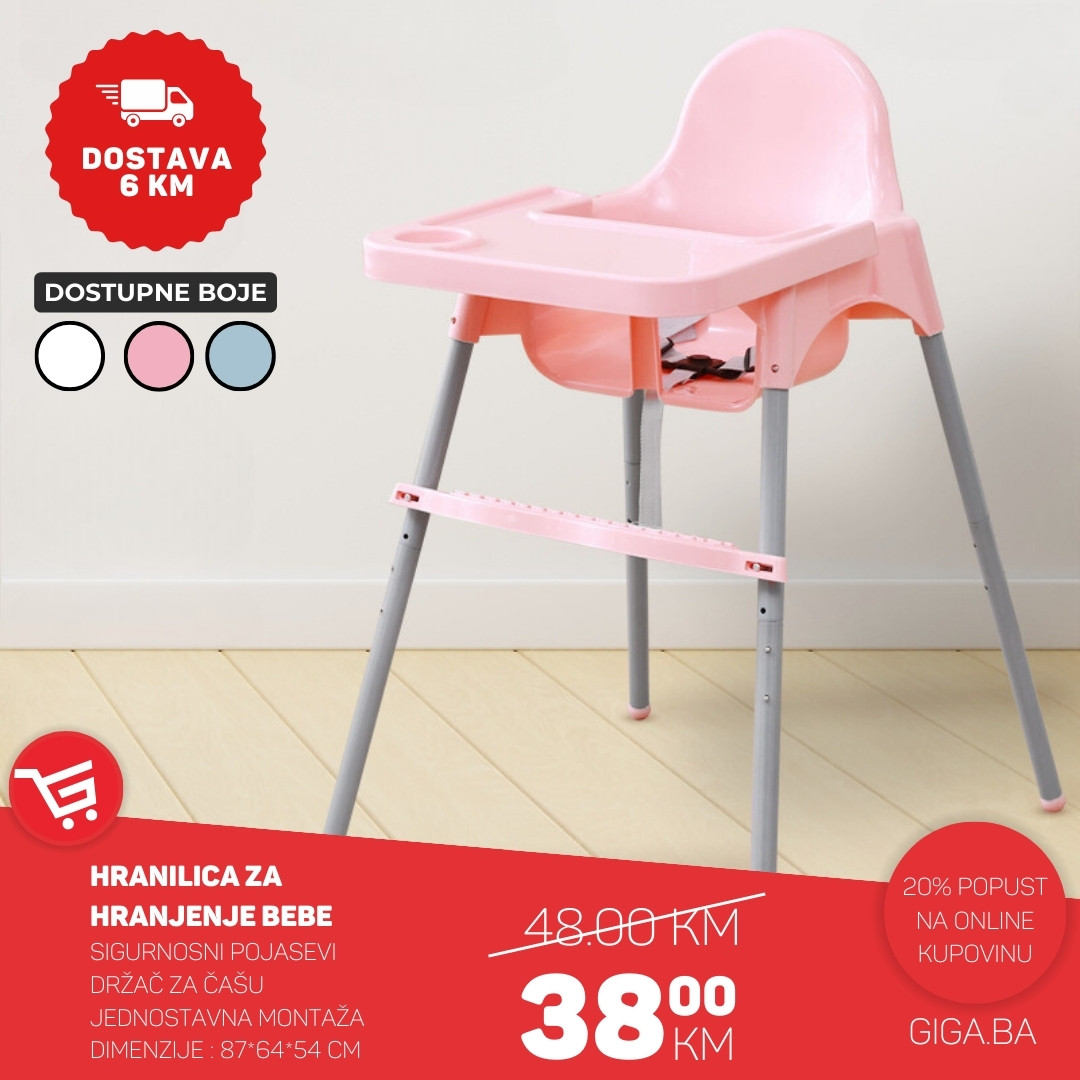 GIGA.BA HRANILICA ZA HRANJENJE ZA BEBU BEBE VIŠE BOJA - Hranilice za ...