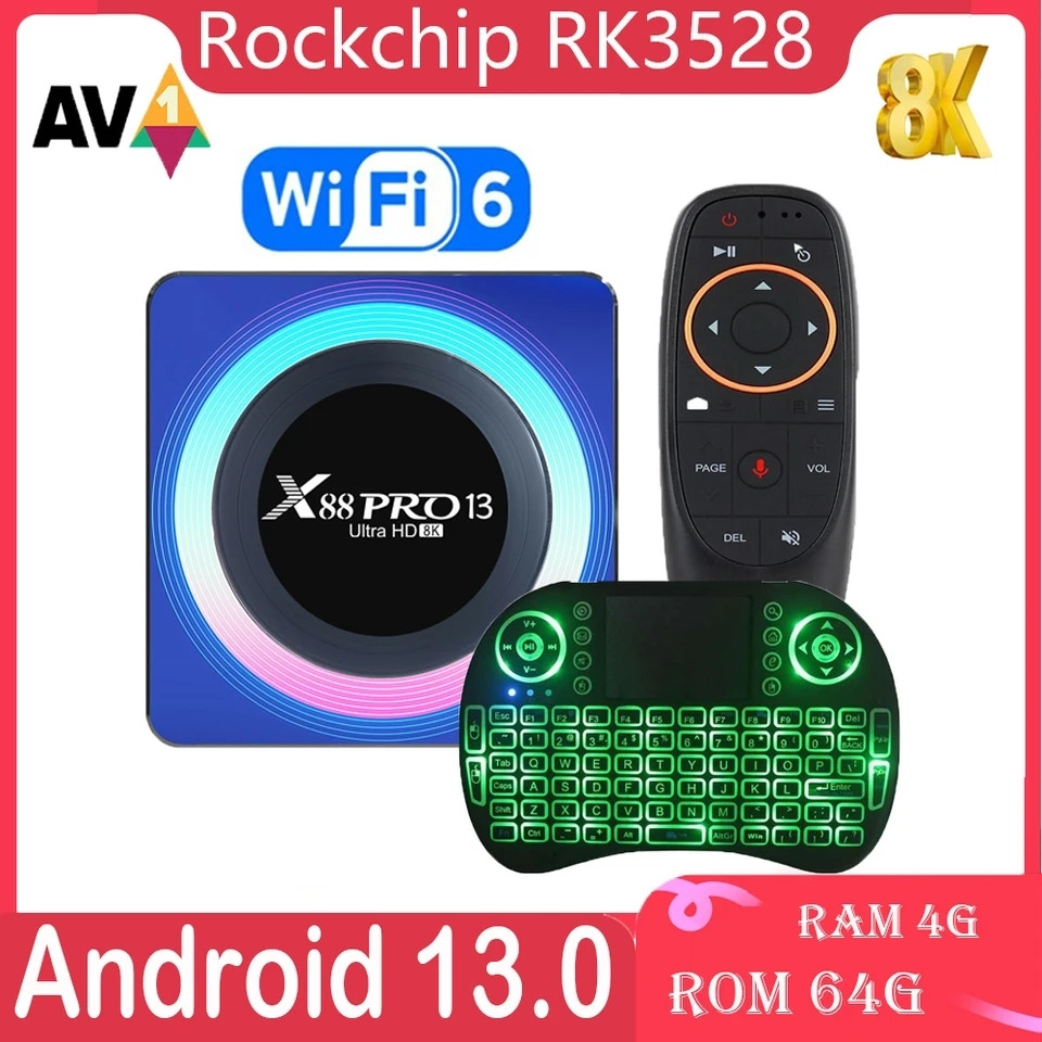 X88 Pro 13 4G/64Gb Smart TV Box Android 13 - TV boxovi - OLX.ba