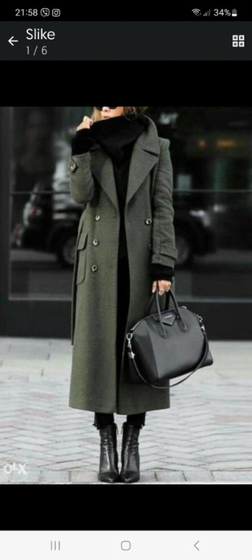 Kaput Silvestra dugi - Jakne kaputi i mantili za žene - OLX.ba