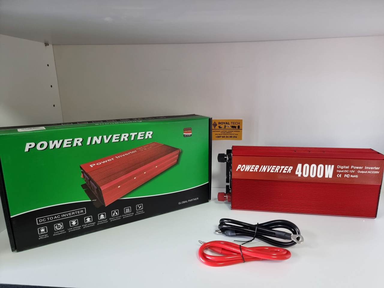 Pretvarač napona struje 4000w 4kw inverter 12V na 220V - Ispravljači/Pretvarači - OLX.ba