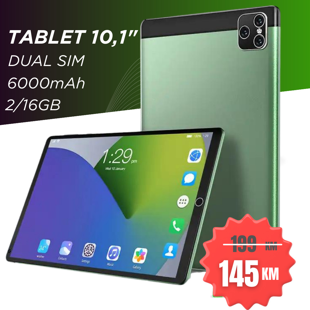 TABLET 10,1" + Dual SIM + 2/16GB - NOVO - Tablet PCs - OLX.ba