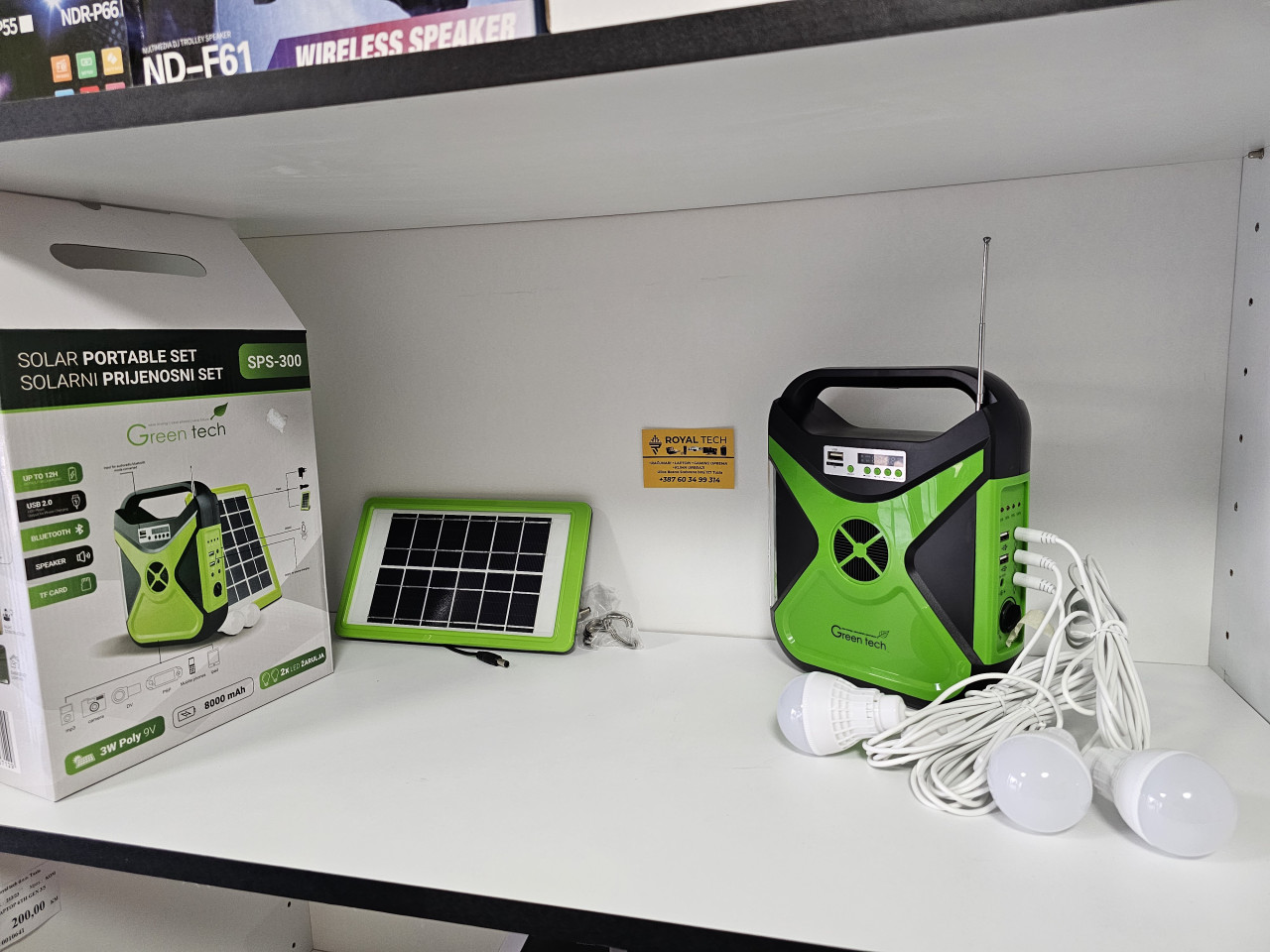 Solarni prijenosni set Green Tech SPS-300 - Solarna rasvjeta - OLX.ba