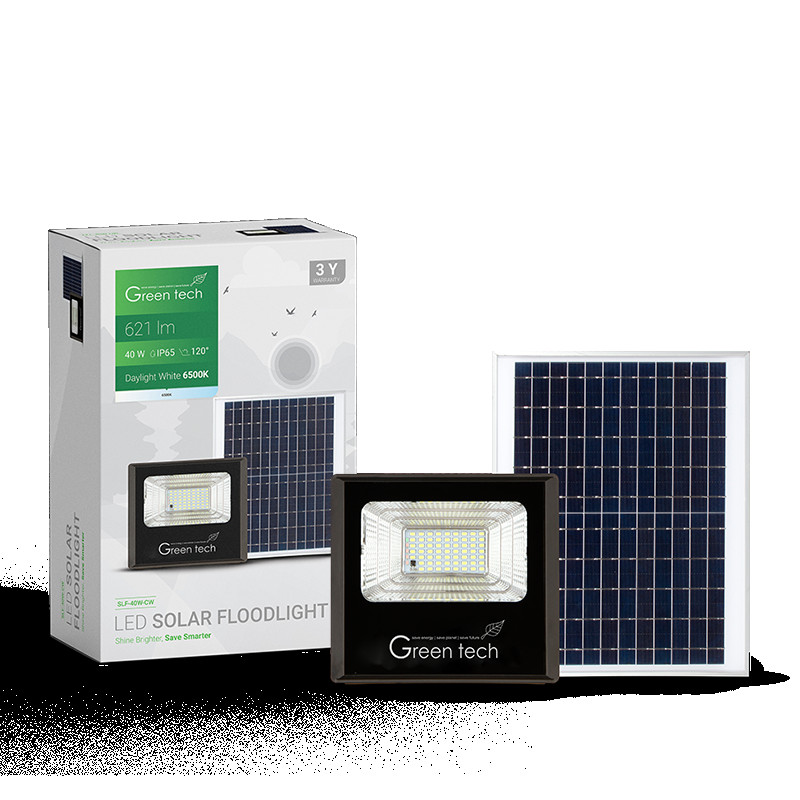 Solarni LED Reflektor 60W Green Tech - Solarna rasvjeta - OLX.ba