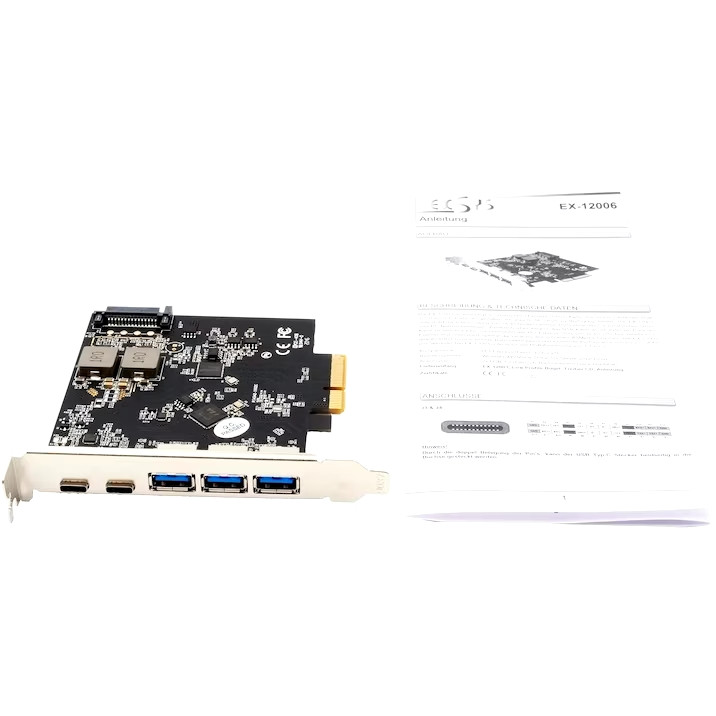 EXSYS GmbH USB 3.2 Gen2 PCIe (3x USB A i 2x USB c) - Ostalo - OLX.ba