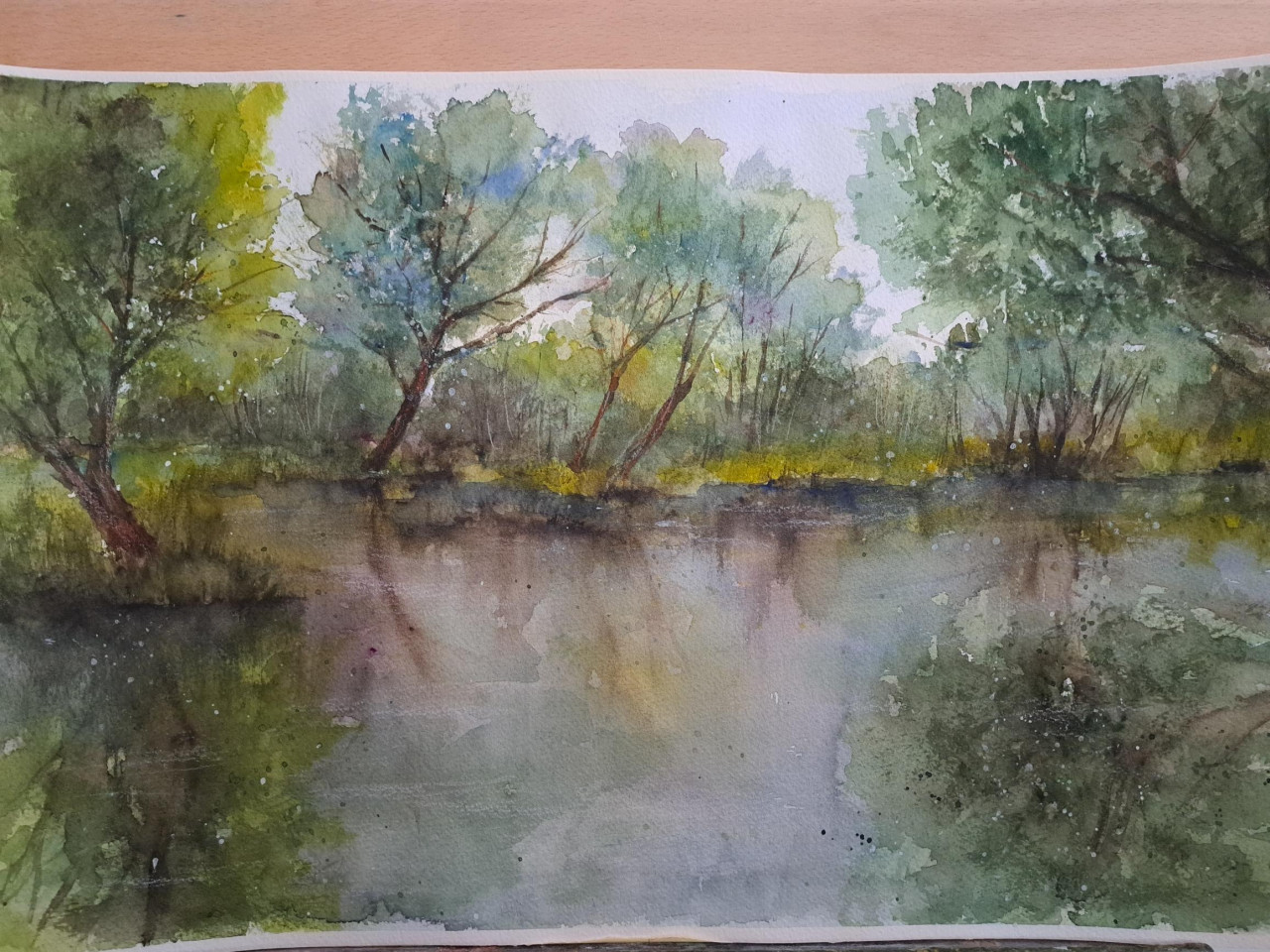 Akvarel priroda - Umjetničke slike - OLX.ba