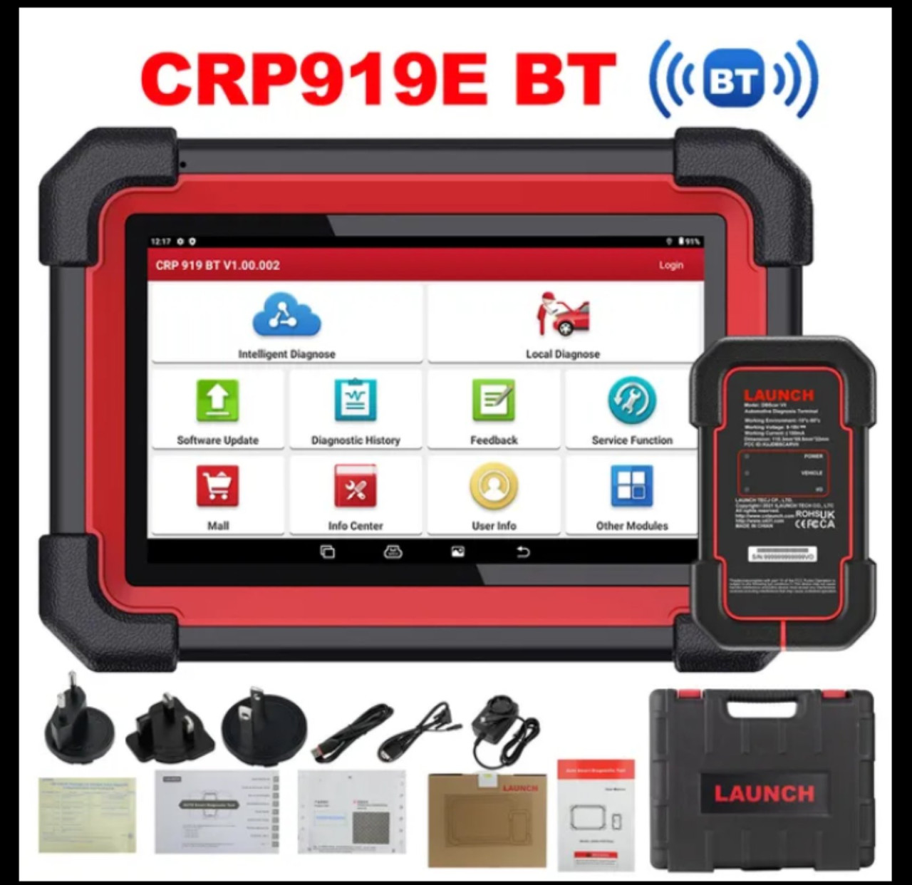 Auto dijagnostika 2023 LAUNCH X431 CRP919E BT delphi obd2 ...