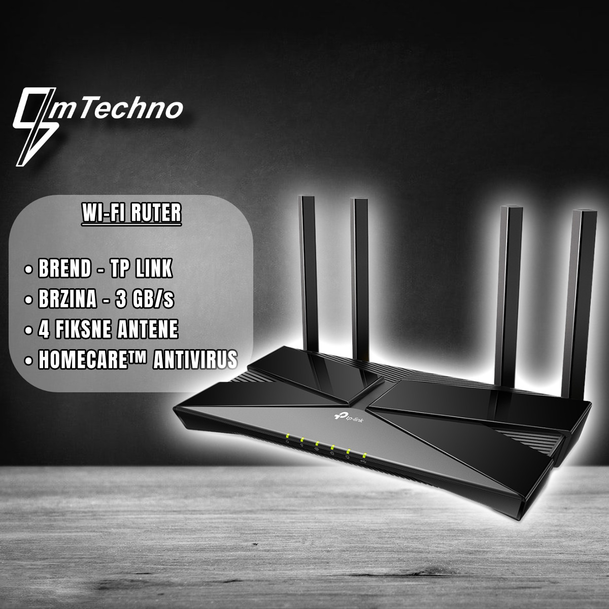 WI-FI RUTER TP-LINK ARCHER AX50 AX3000 - 3 GB/S - Router - OLX.ba