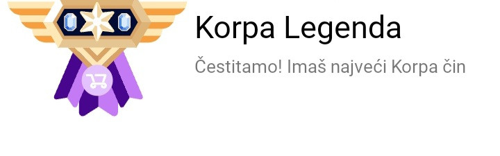 Korpa legenda nalog-account - Web stranice - OLX.ba