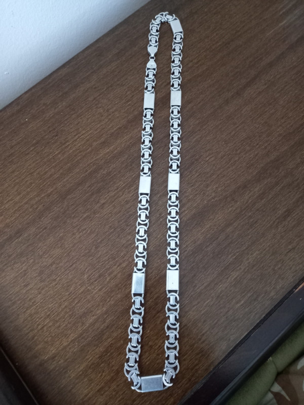 Srebreni masivni lanac kajla 925 moze zamjena za sat Omega - Lančići i Ogrlice - OLX.ba