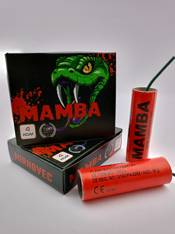 Petarde Mamba 18g 4/1 F4 Mirnovec Pirotehnika - Pirotehnika - OLX.ba