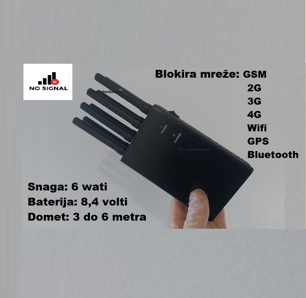 Blokator signala jammer ometač 2G 3G 4G Wifi GPS - Ostalo - OLX.ba