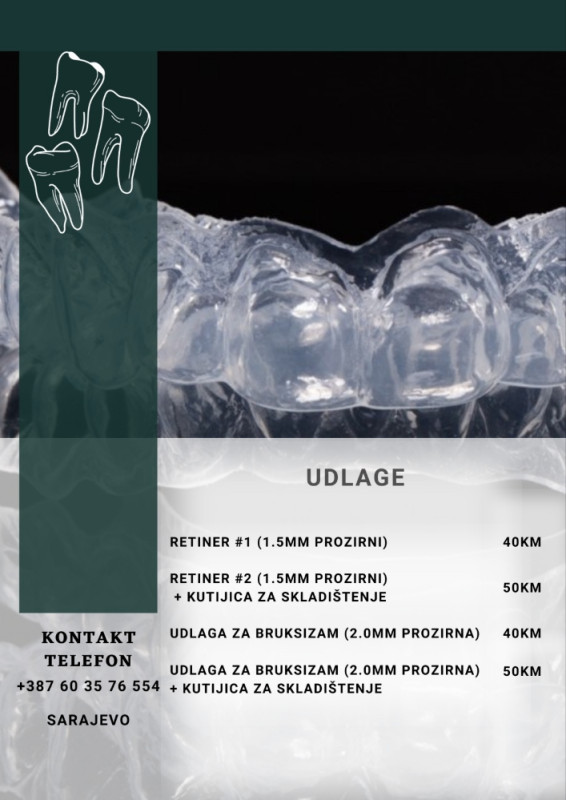 Udlage Udlaga Retiner Bruksizam - Ostalo - OLX.ba