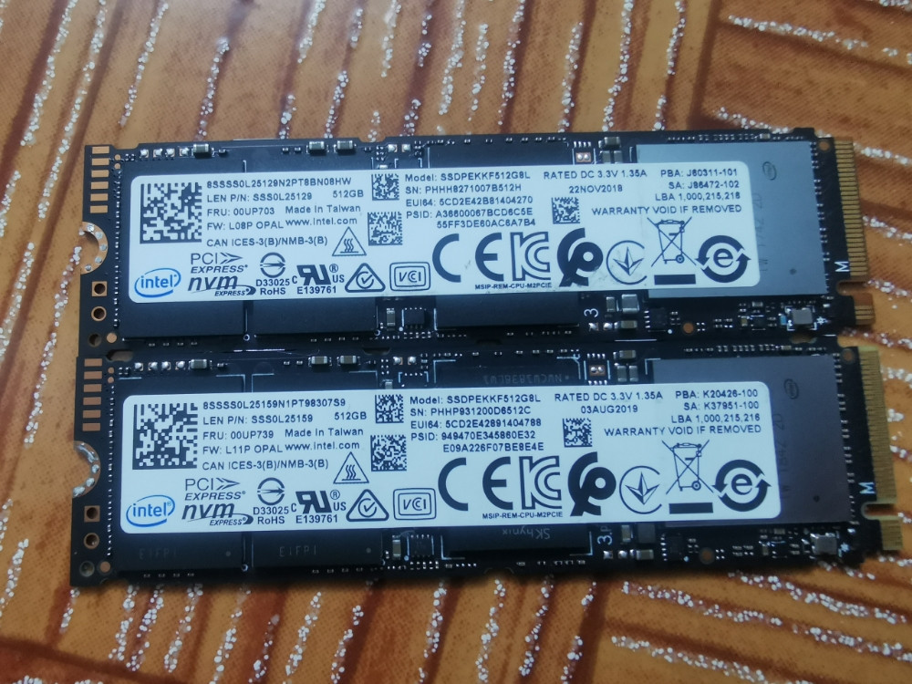 Intel SSD PRO 7600p 512GB nvme m2 m.2 - SSD - OLX.ba