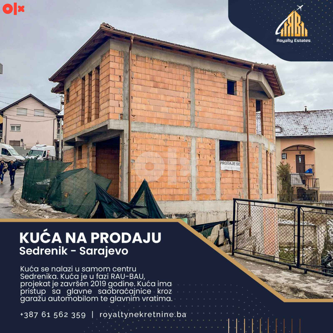 Kuća na Sedreniku RAU BAU 267m2 Stari grad - Sarajevo - Kuće - OLX.ba