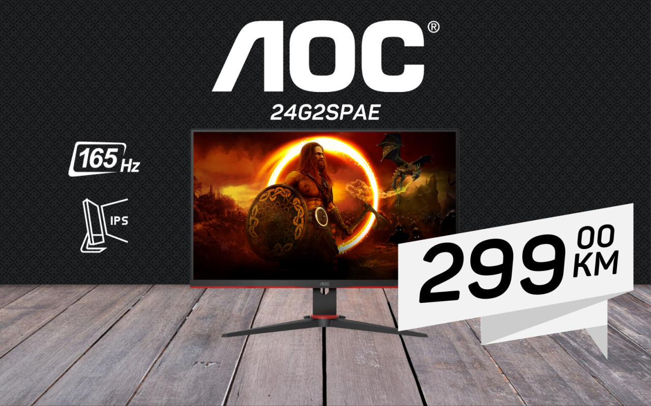 AKCIJA MONITOR AOC IPS 24G2SPAE/BK Gaming 165Hz - Monitori - OLX.ba