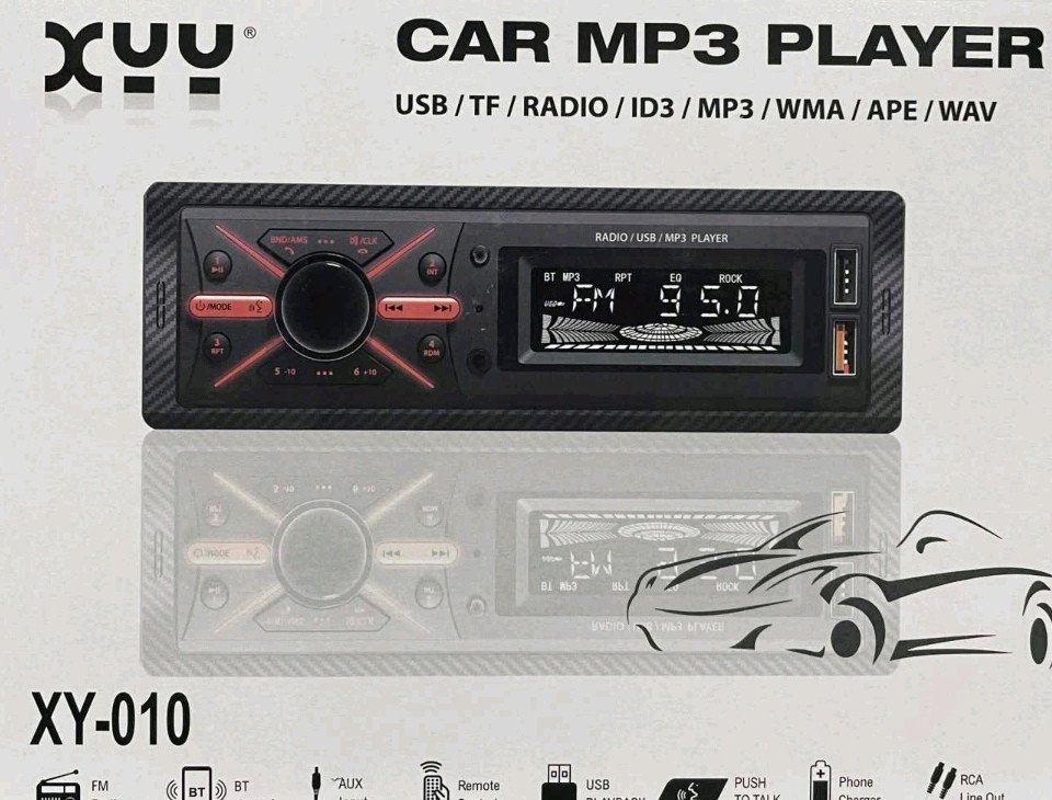 MP3 AUTO RADIO XY - 010 BLUETOOTH /CARD/ DALJINSKI 066 - CD/DVD/MC ...