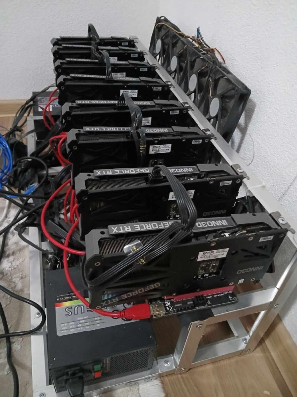 Mining rig Nvidia 3060 8gb RTX GEFORCE - Oprema za mining rigove - OLX.ba