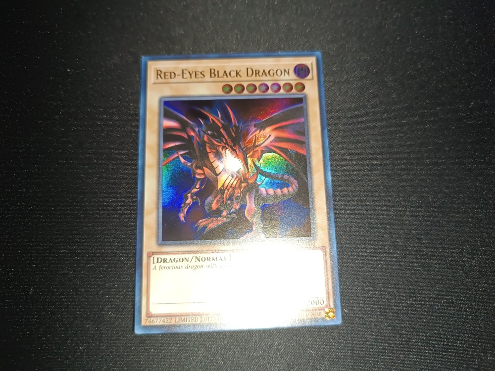 Yu-Gi-Oh Red Eyes Black Dragon ORIGINAL LIMITED EDITION - Karte za igru ...