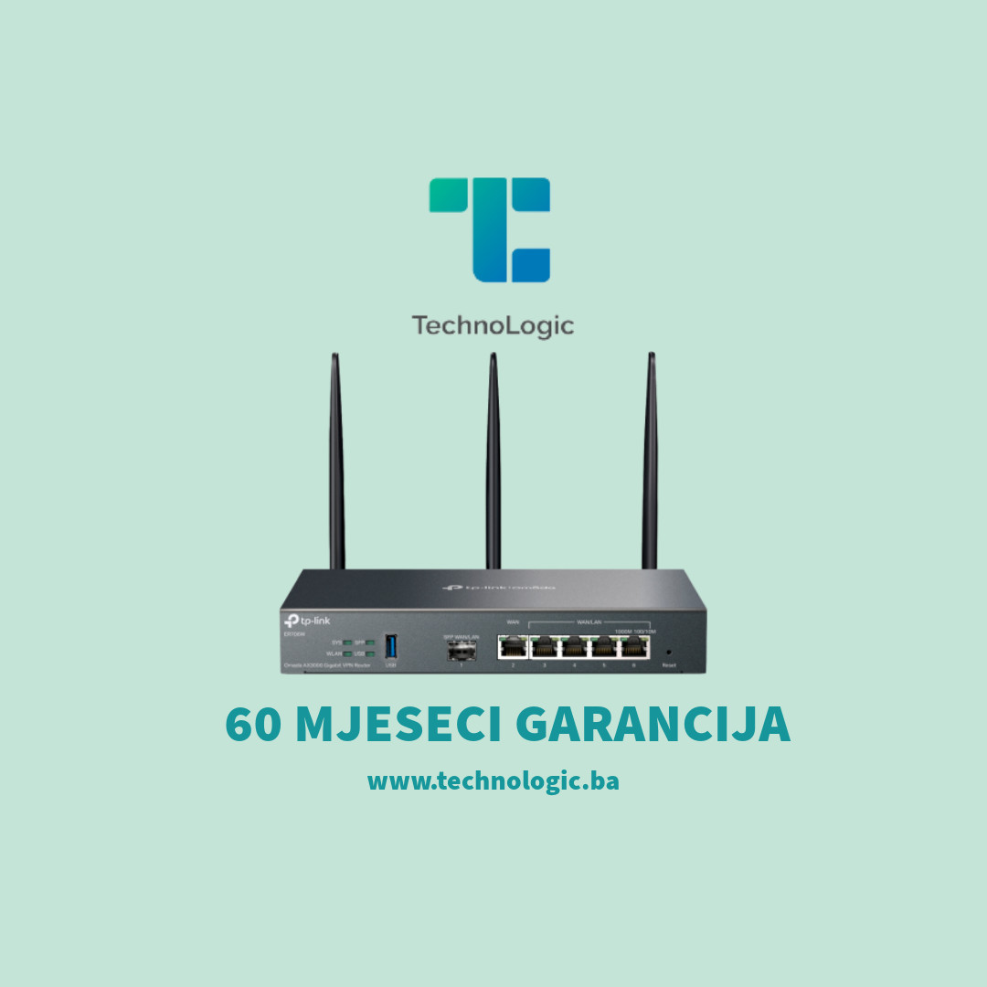 TP-Link ER706W Omada AX3000 Wi-Fi 6 Gigabit VPN Router - Router - OLX.ba