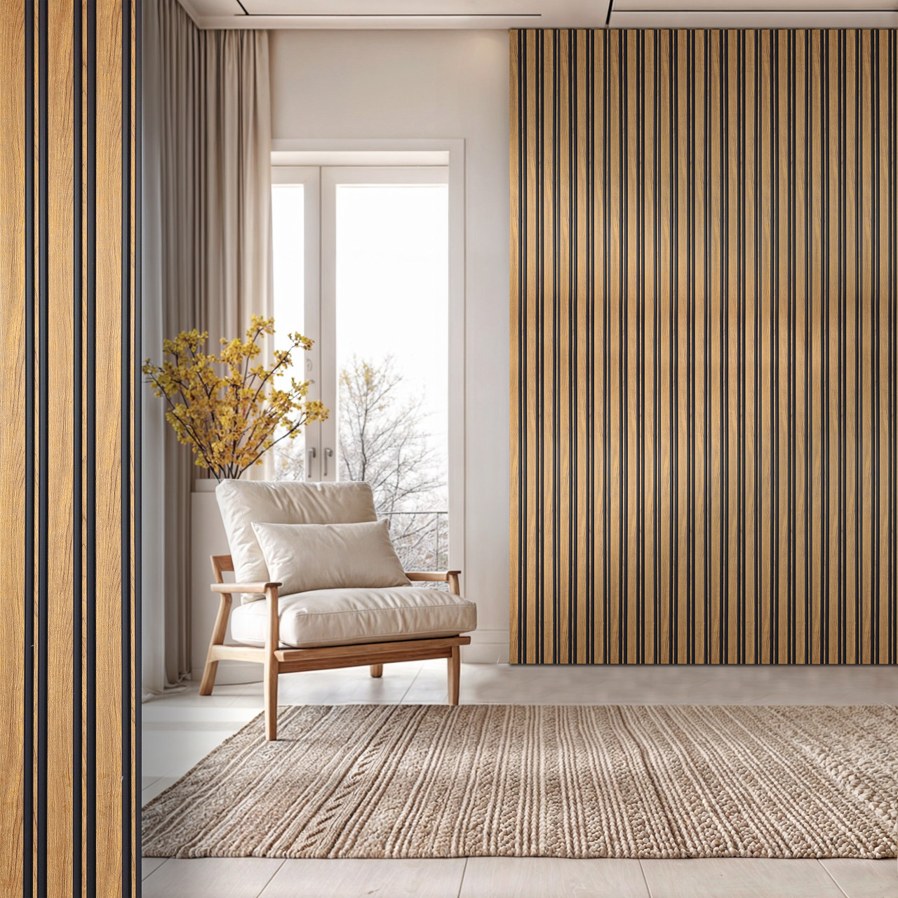 Letvice zidna obloga 12x290x12mm Svijetli PVC - Zidne dekoracije i ...