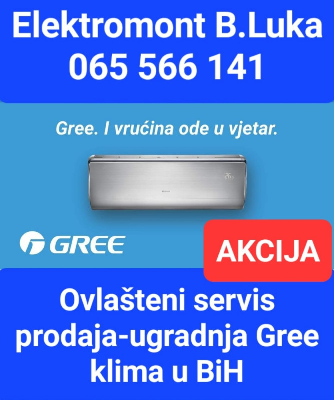 AKCIJA klima Gree NOVI MODELI Cosmo sa ugradnjom Banja Luka - Klima ...