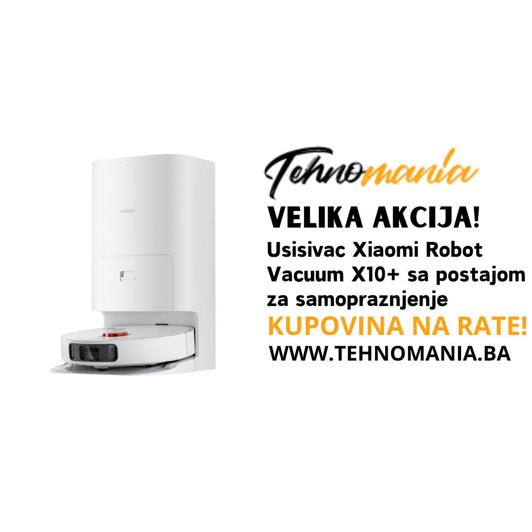 Usisivac Xiaomi Robot Vacuum X10+ sa postajom Black Friday - Usisivači - OLX.ba