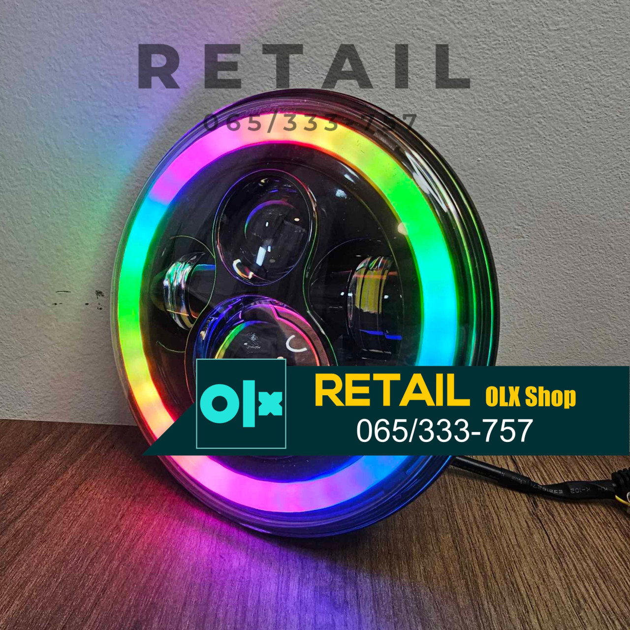 LED FAROVI 7"/18cm Jeep Patrol Pajero Lada OFF ROAD - Farovi i Štopke za automobile - OLX.ba