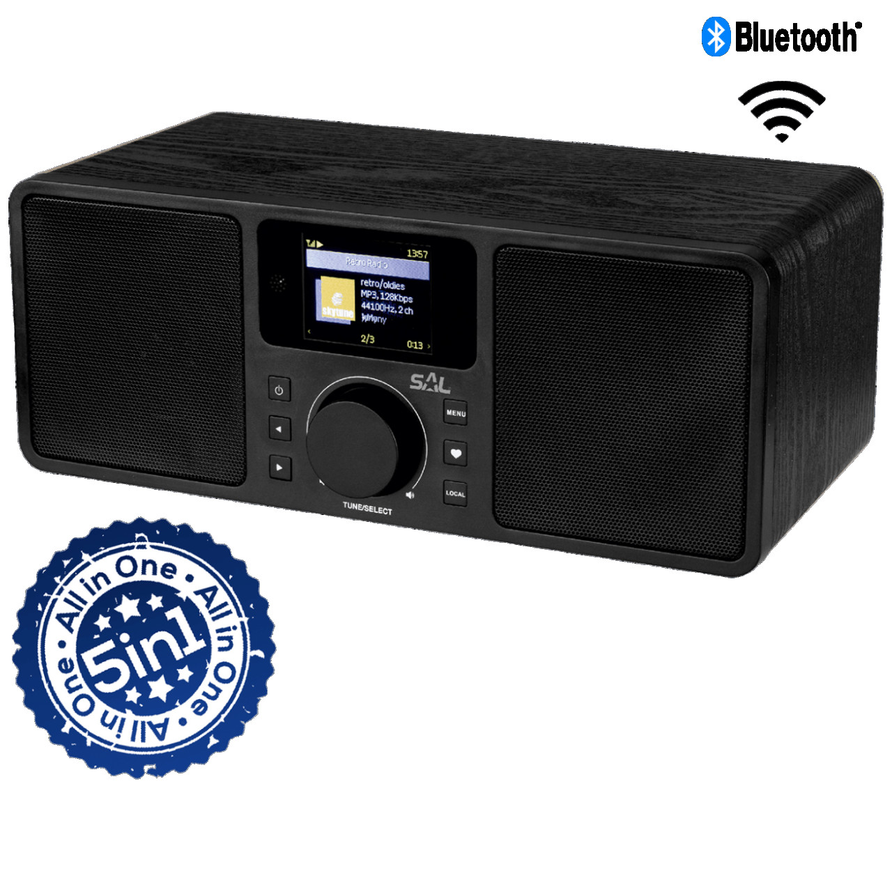 Internet radio, FM , DAB, Bluetooth , 5u1 INR 5000/BK - Radio i walkman ...