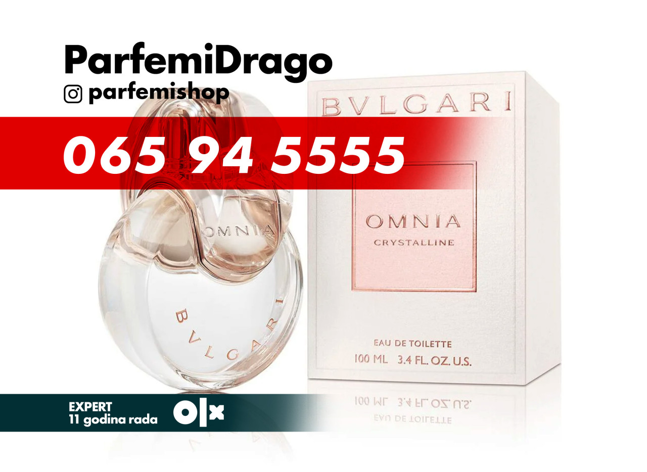 Bvlgari Omnia Crystalline 100ml edt 100 ml - Ženski parfemi - OLX.ba