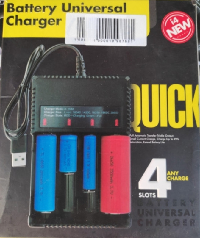 Punjac za li ion baterije univerzalni 4bat punjac baterija - Baterije i ...
