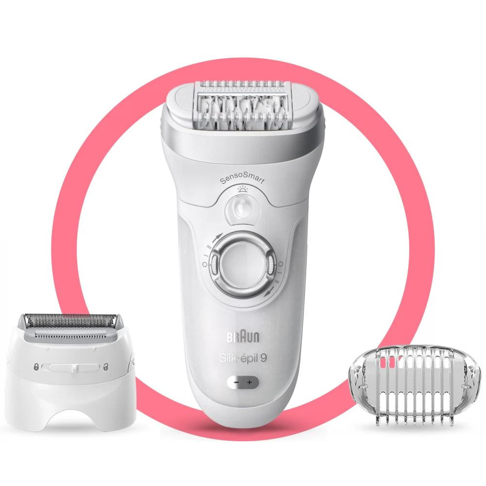 BRAUN Silk-epil 9 9-705 Wet & Dry epilator 2 accessory - Depilatori ...