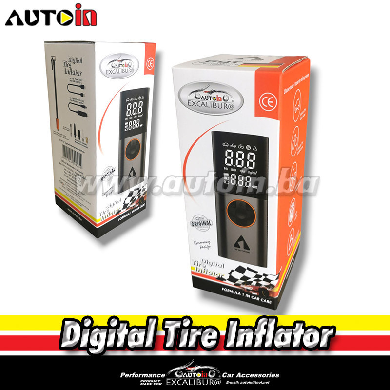 Kompresor digitalni za duvanje guma gume EXCALIBUR - Alat i pribor za ...