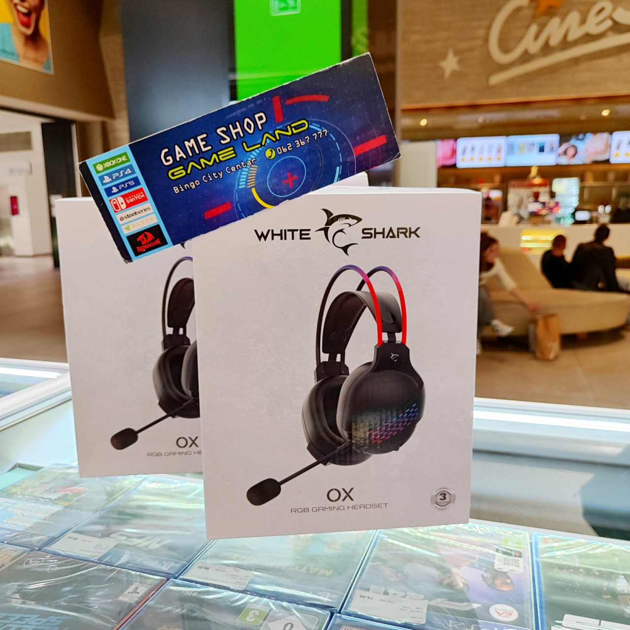 White Shark OX RGB Gaming Headset - PC slušalice - OLX.ba