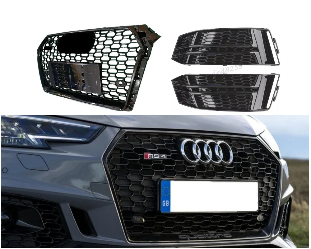 Audi RS Maska Gril Resetke A3 A4 A5 A6 A7 Q3 Q5 Q7 Grill Mrezice ...