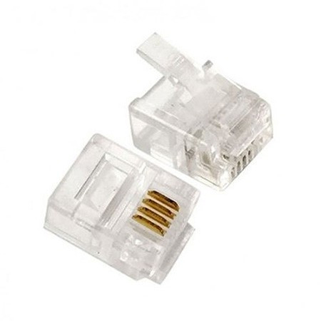 Telefonski konektor RJ-11, MP-6P4C/100, 100 kom - Router - OLX.ba