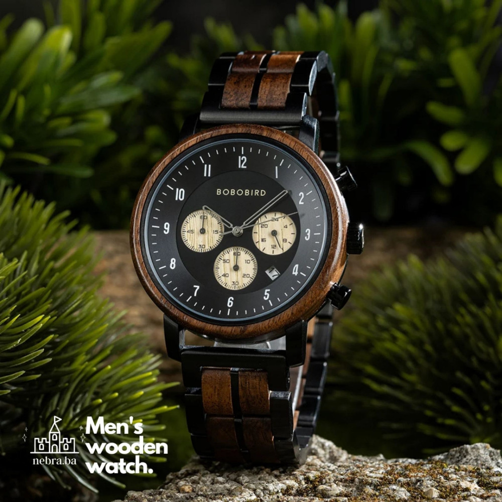 BOBOBIRD muski drveni RUCNI SAT-razni modeli+gravura na kutiji - Ručni ...