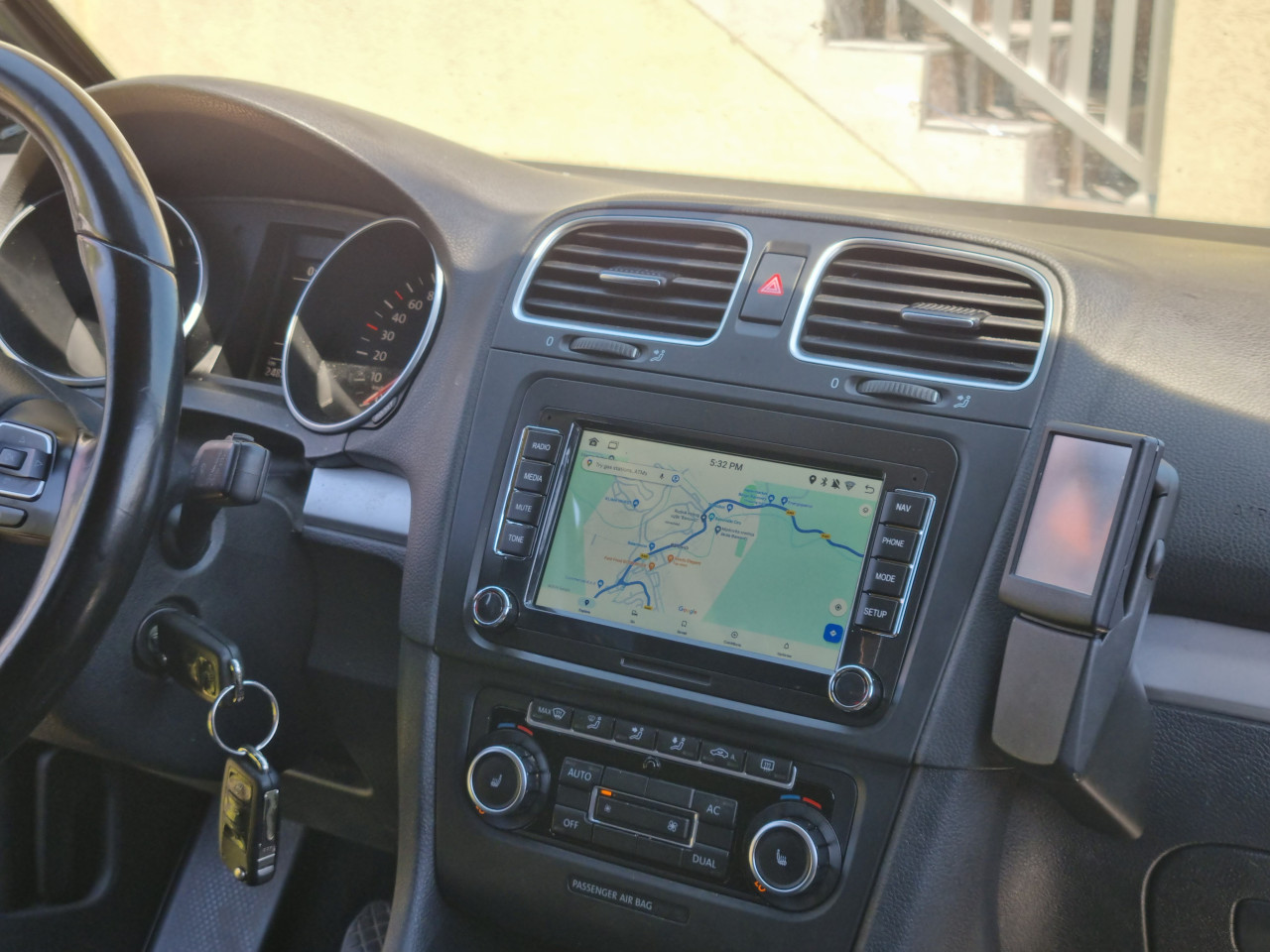 Android Multimedija Navigacija VW Passat Golf 5 6 B6 B7 - CD/DVD/MC ...